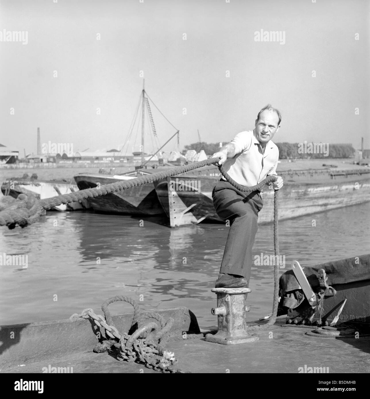 Thames lighterman Black and White Stock Photos & Images - Alamy