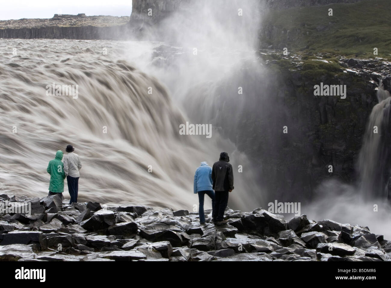 The waterfall Dettifoss north east of Iceland Stock Photo - Alamy