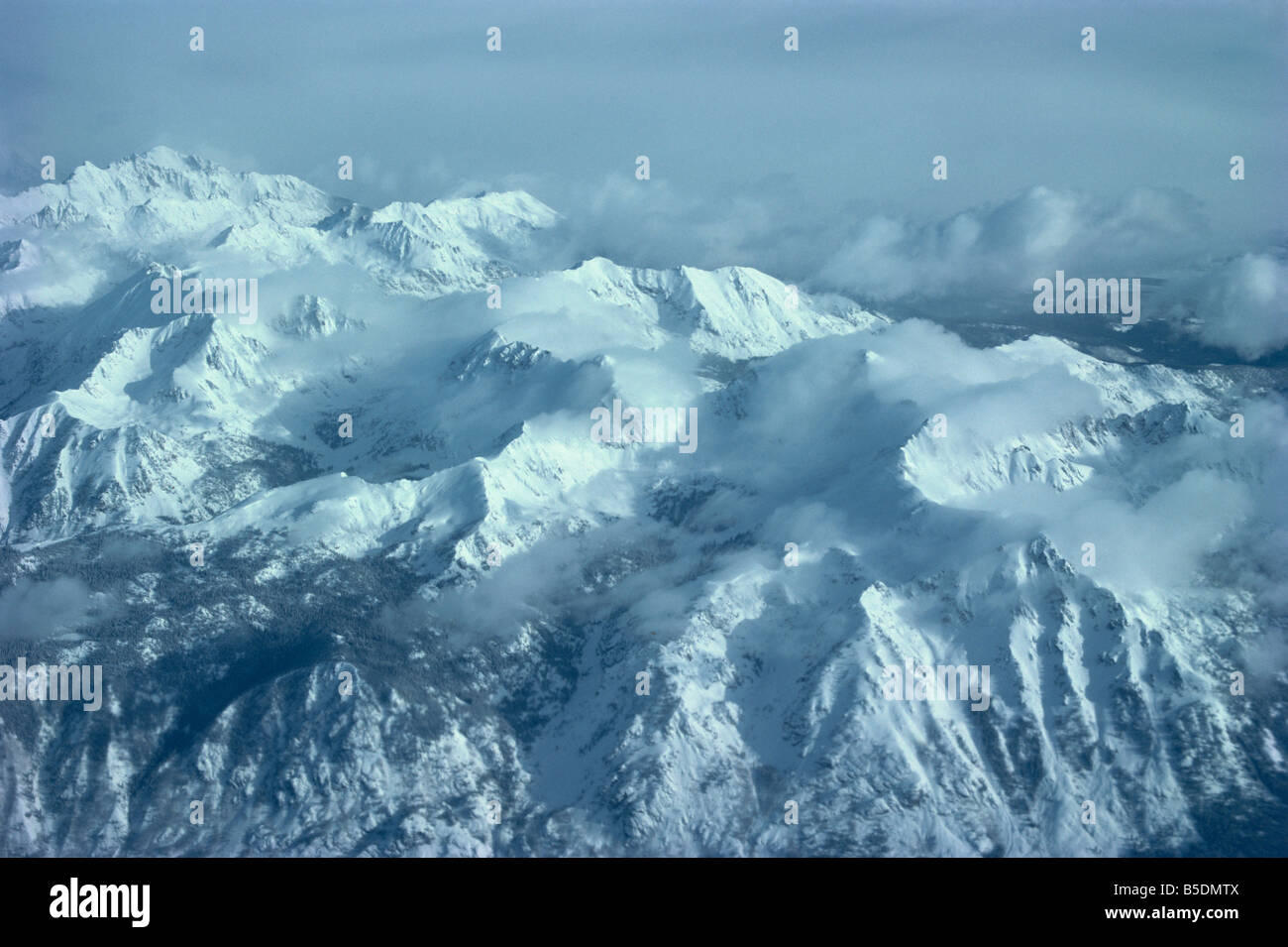 Aerial view of the Rockies in Colorado United States of America North ...