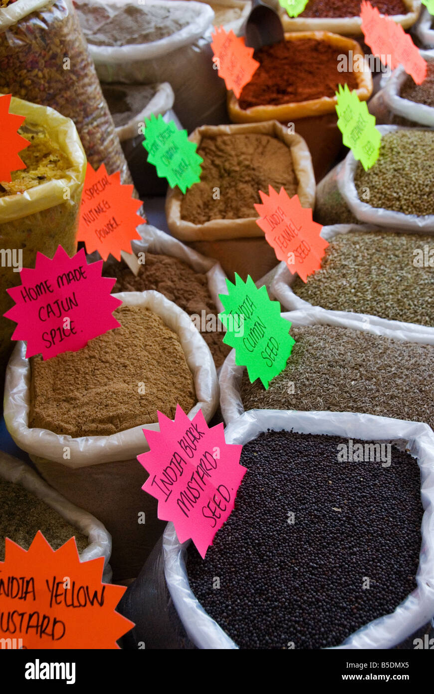 Indian spices markets hi-res stock photography and images - Alamy