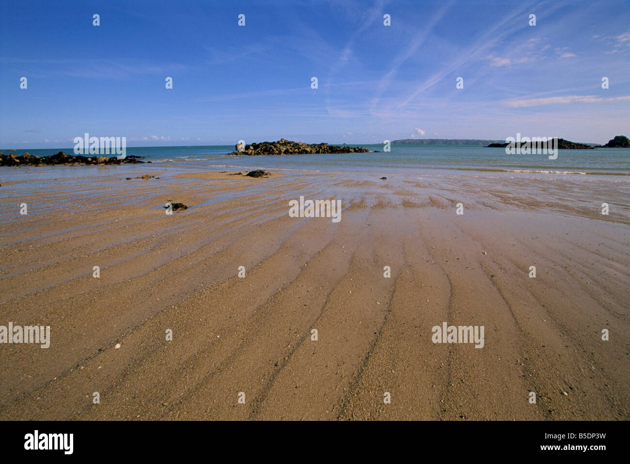 Shell Beach, Herm, Channel Islands, , Europe Stock Photo - Alamy