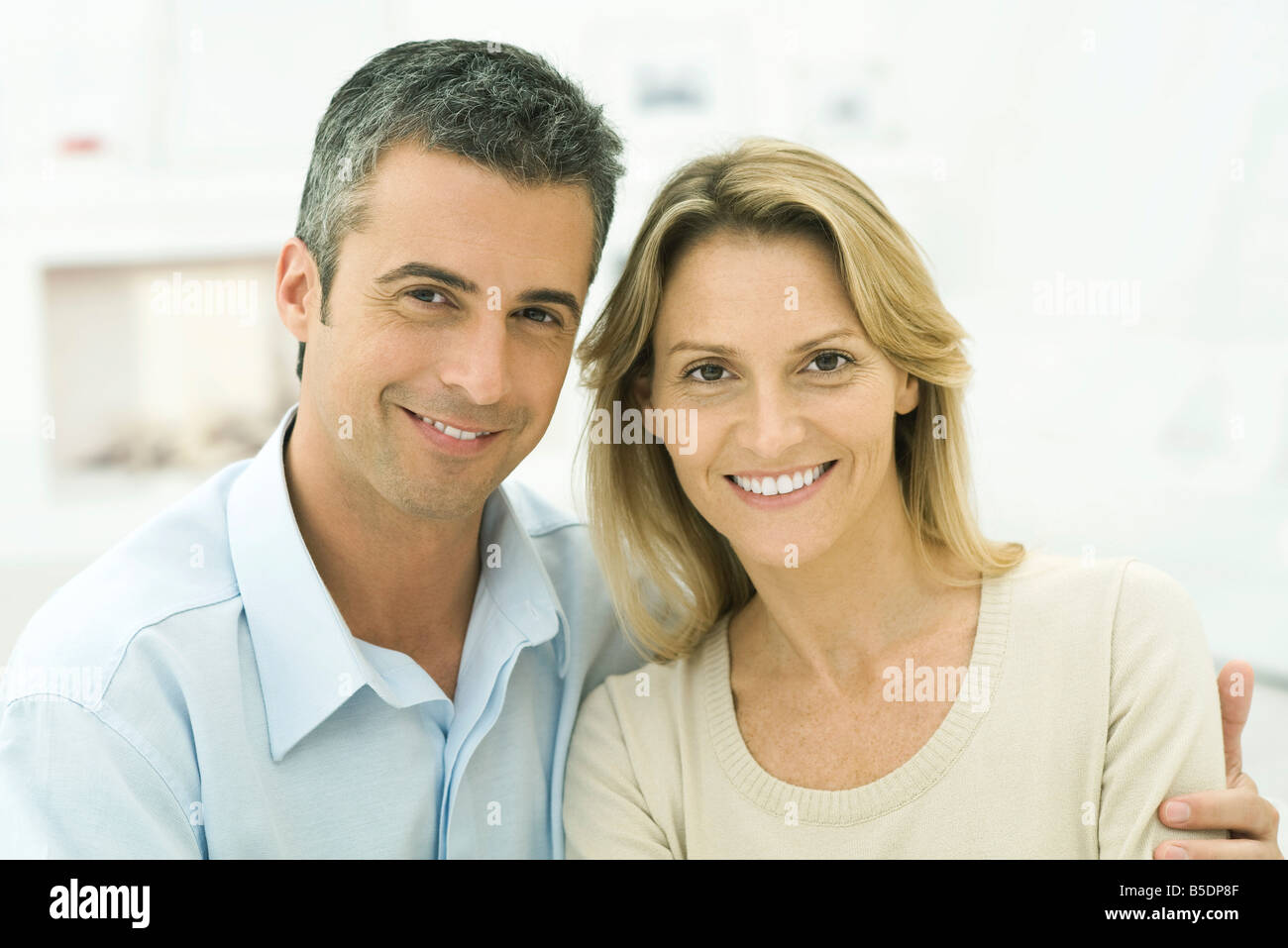 Woman arm around mans shoulder hi-res stock photography and images - Alamy