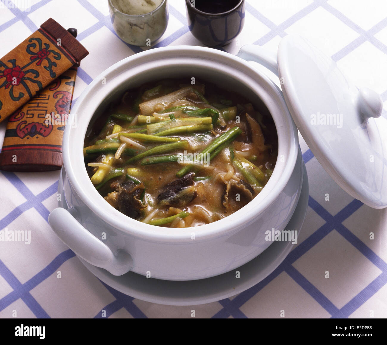 Korean Stemed Food Stock Photo - Alamy