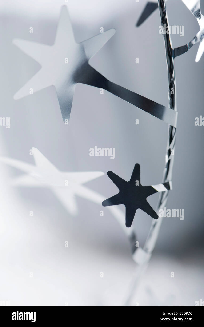 Silver star shaped ribbon hi-res stock photography and images - Alamy