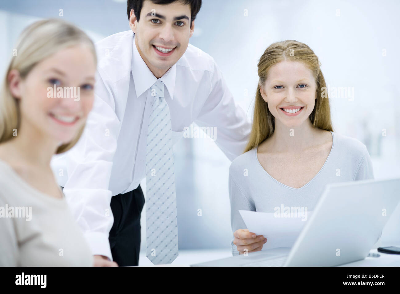 Bending looking holding document hi-res stock photography and images ...