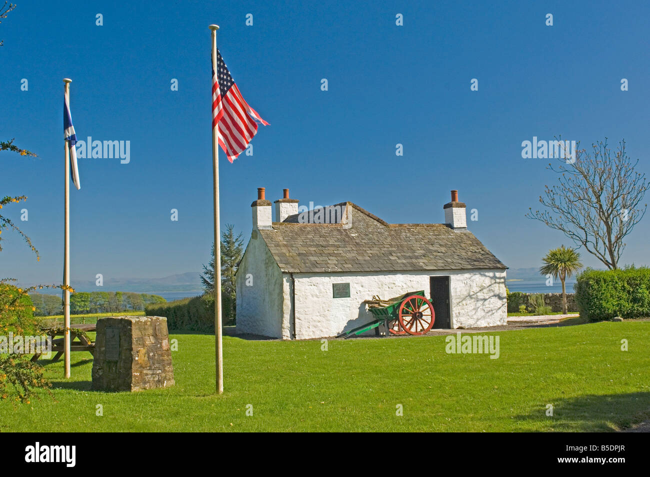 The home of John Paul Jones, situated on the Solway coast, Dumfries and ...