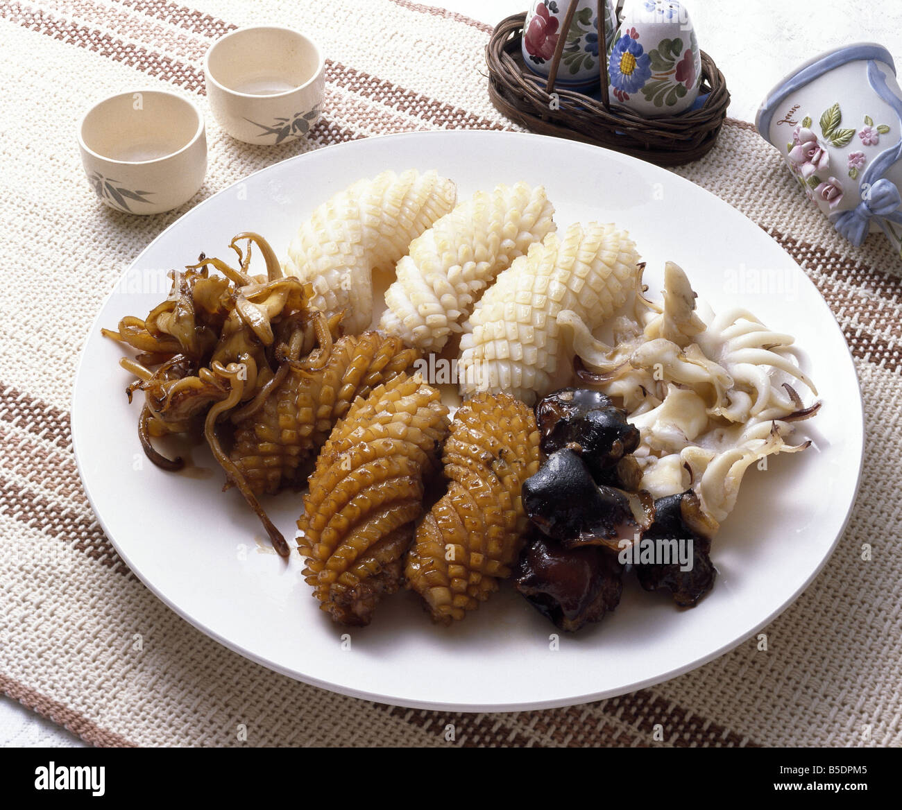 Korean Stemed Food Stock Photo - Alamy