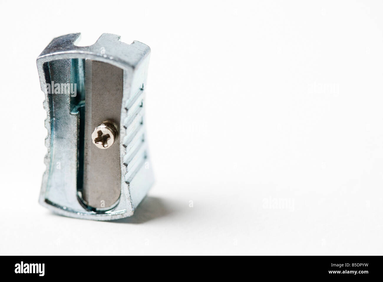 Metal pencil sharpener, close-up Stock Photo - Alamy