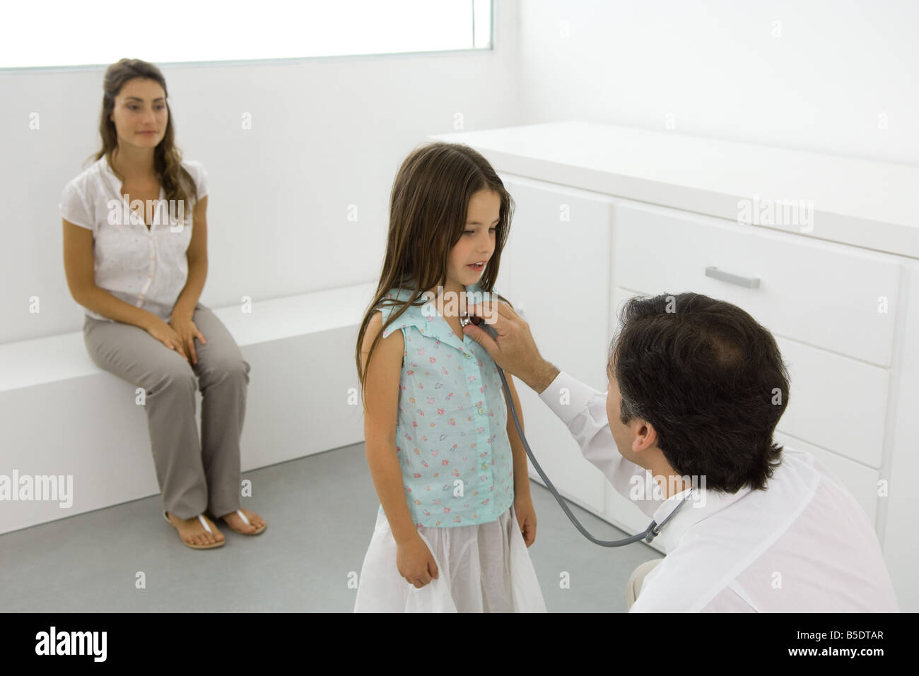 Stethoscope Examination Chest High Resolution Stock Photography and ...