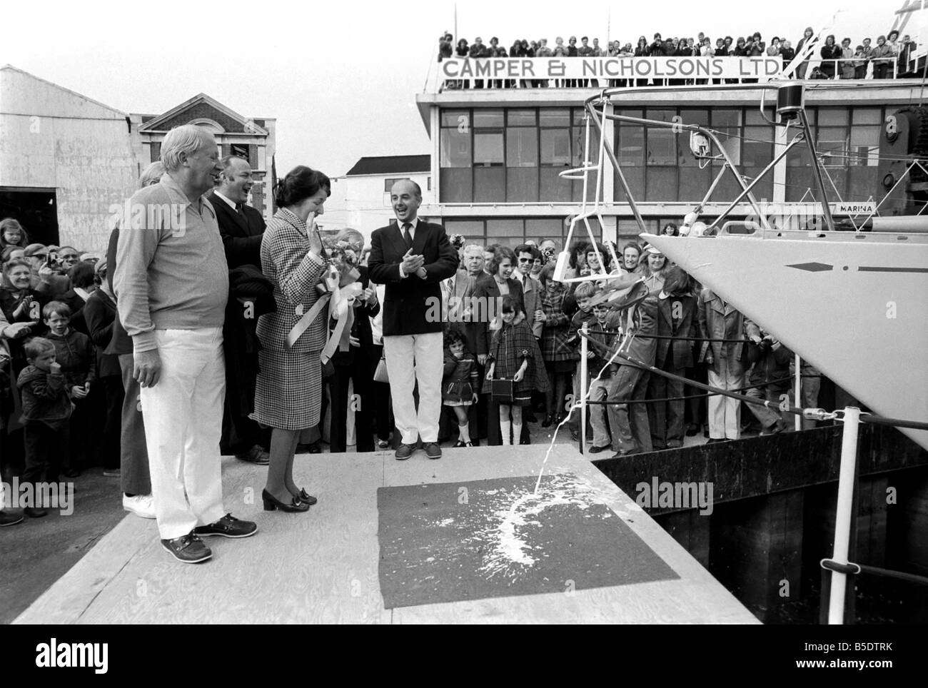 Former Conservative Prime Minister Edward Heath at launching of a new ...