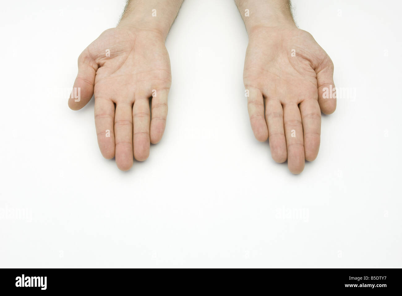 Side view hand empty flat hi-res stock photography and images - Alamy