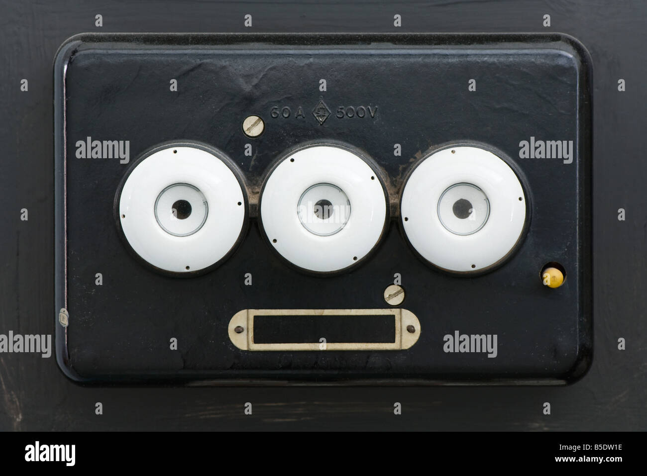 Electricity meter box round hi-res stock photography and images - Alamy