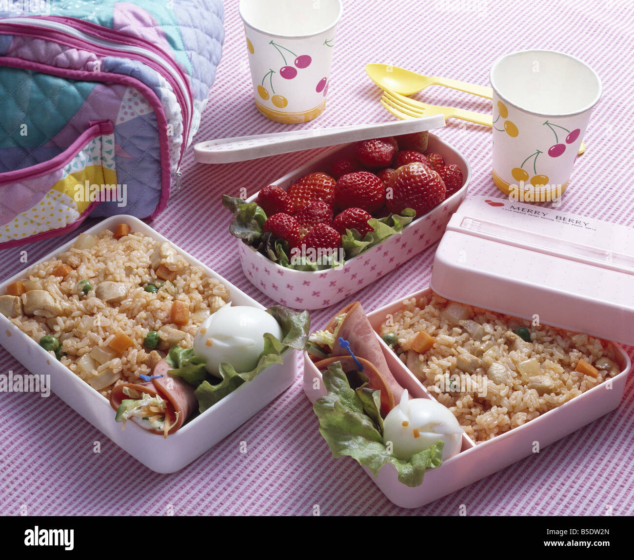 Bread and LunchBox Stock Photo - Alamy