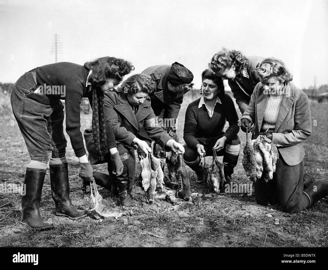 Land girls wales hi-res stock photography and images - Alamy
