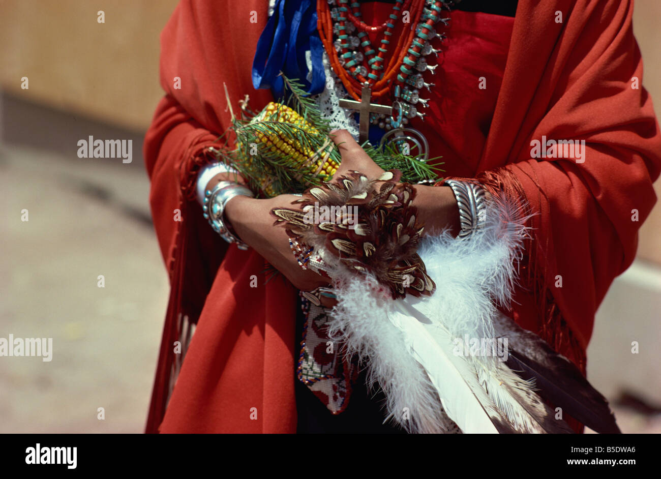 Nambe corn dance symbols New Mexico United States of America North ...