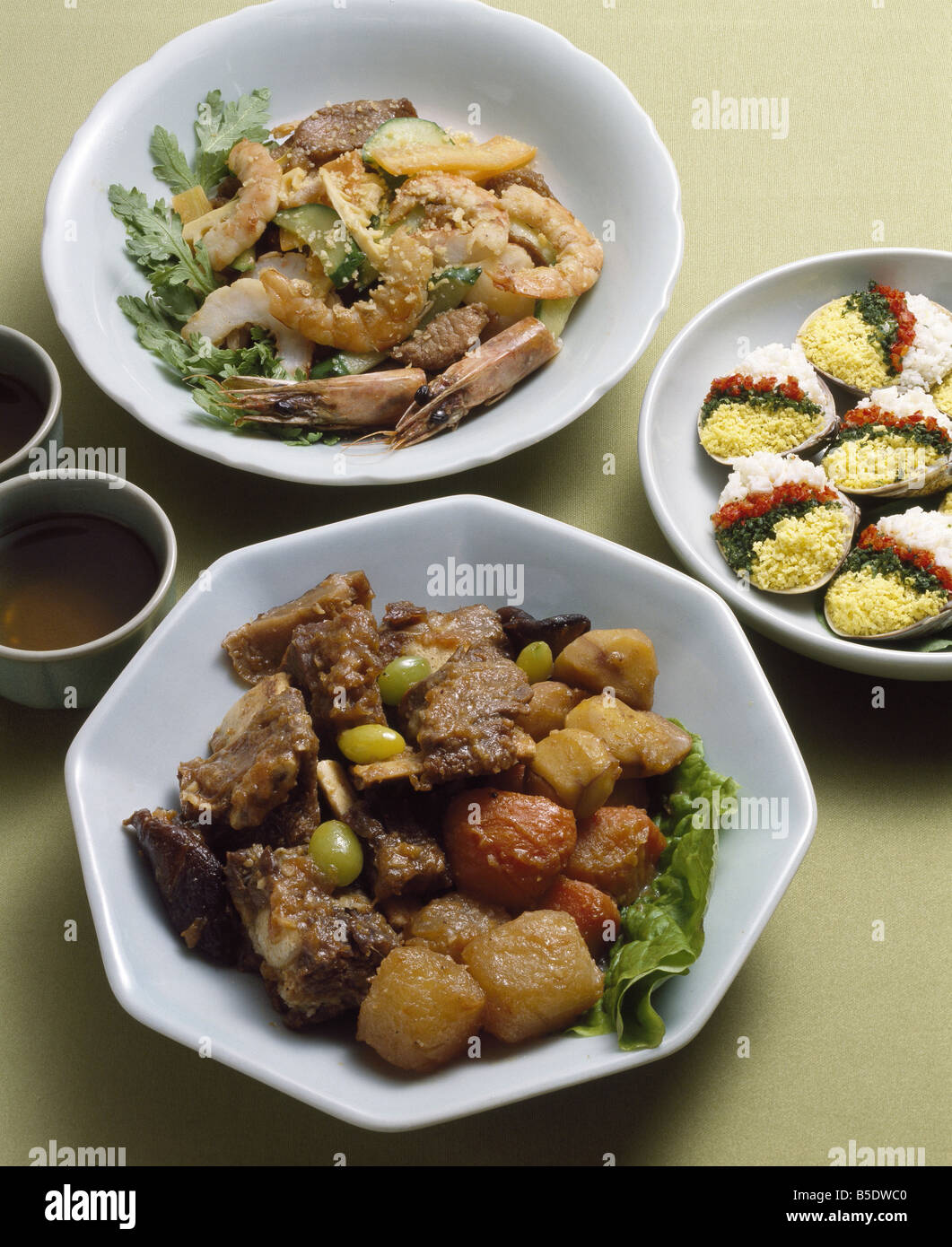 Korean Stemed Food Stock Photo - Alamy