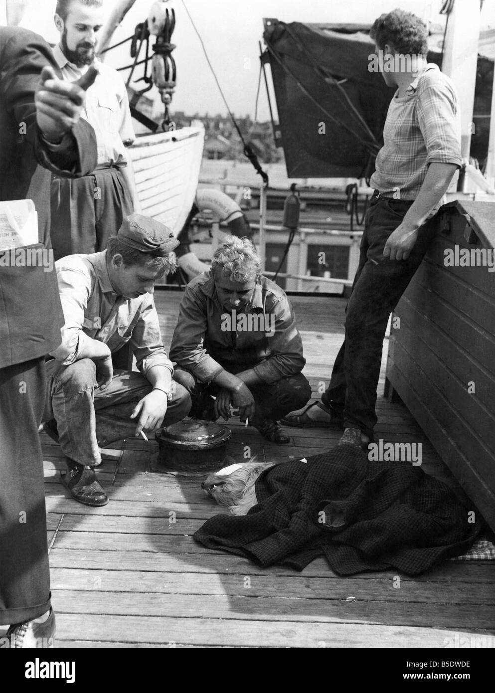 Emergency Ward on Board a Ship: The atmosphere in the seamen's mess on ...