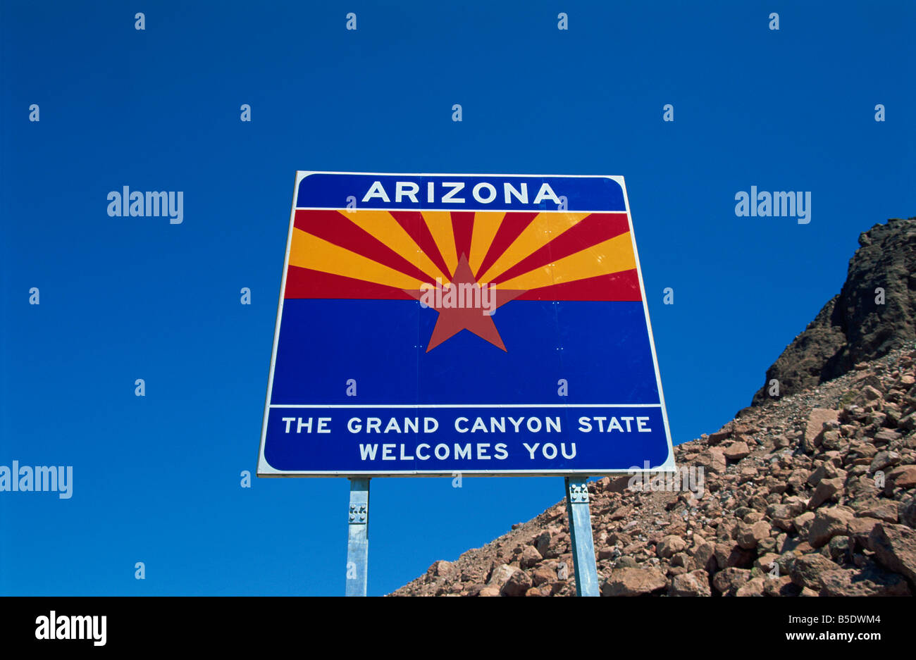 Arizona borders hi-res stock photography and images - Alamy