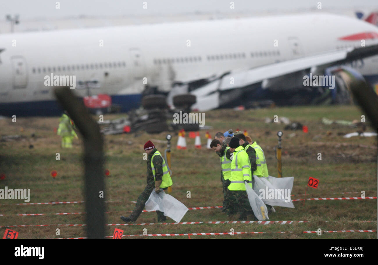The investigation begins into the British Airways plane which crash ...