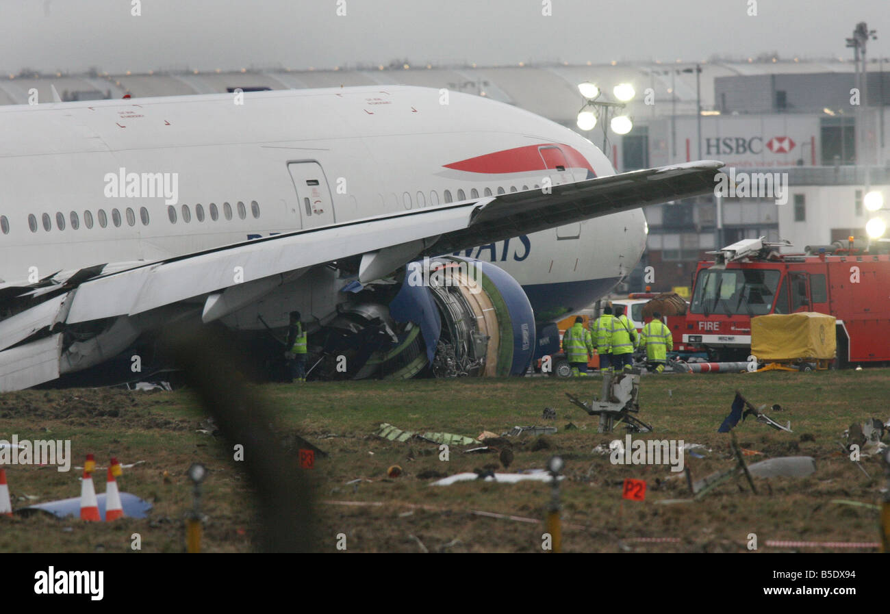 The investigation begins into the British Airways plane which crash ...