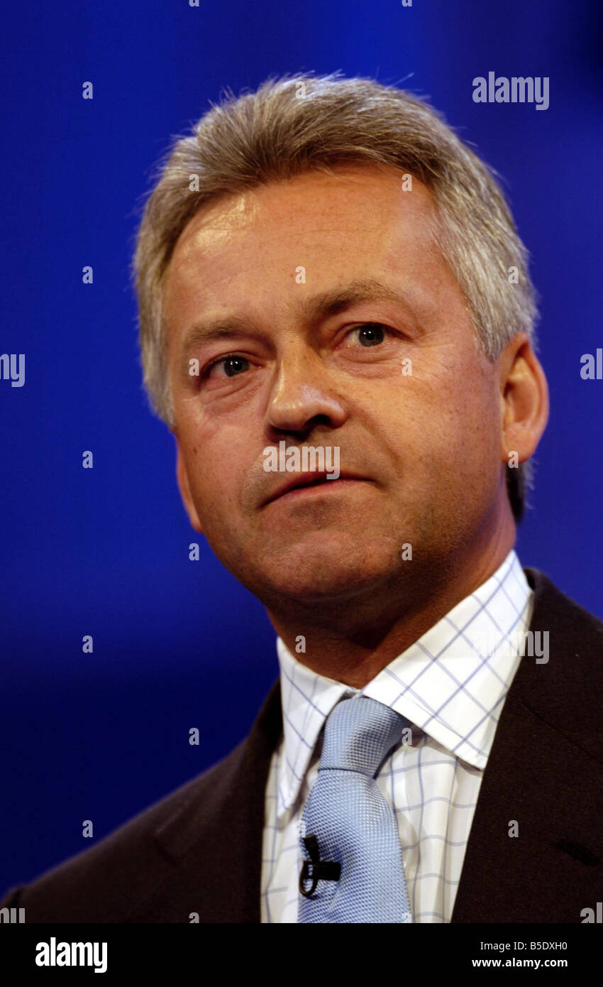 Alan Duncan MP Pictured at Tory Party Conference at Bournemouth October ...