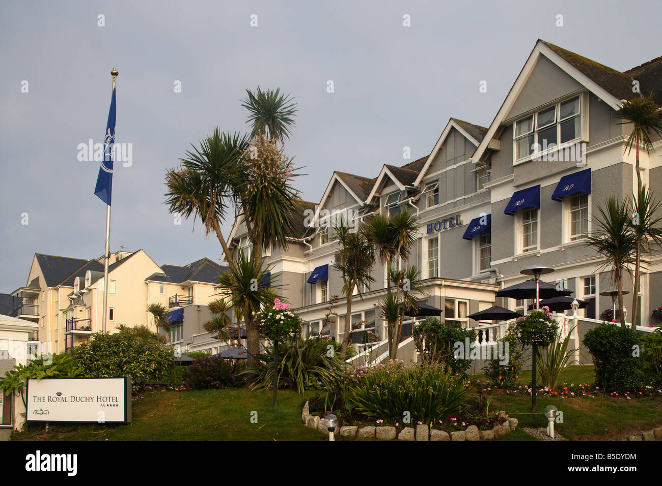 Falmouth typical houses Cornwall Great Britain United Kingdom Stock ...