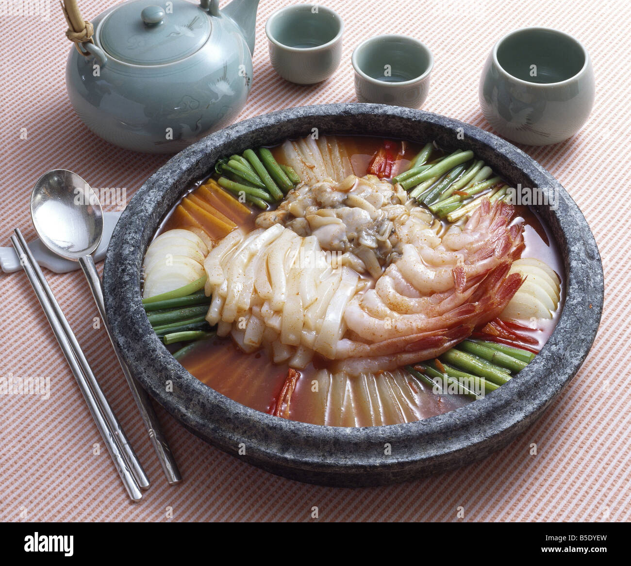 Korean Food Soup Stock Photo - Alamy