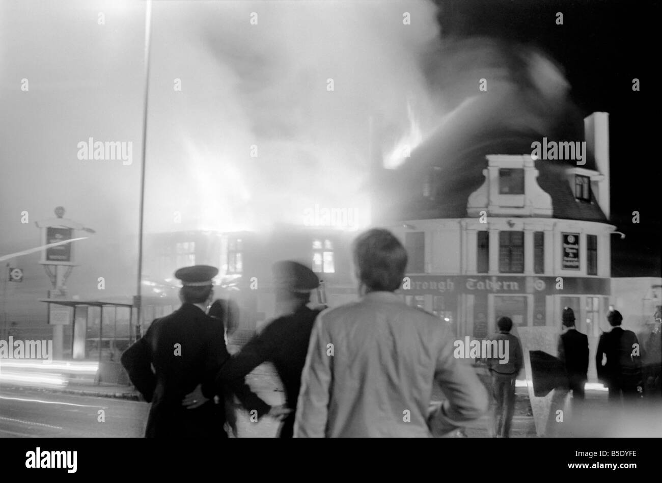 Southall Riots: London: Destruction: The Hambrough Tavern in Uxbridge ...