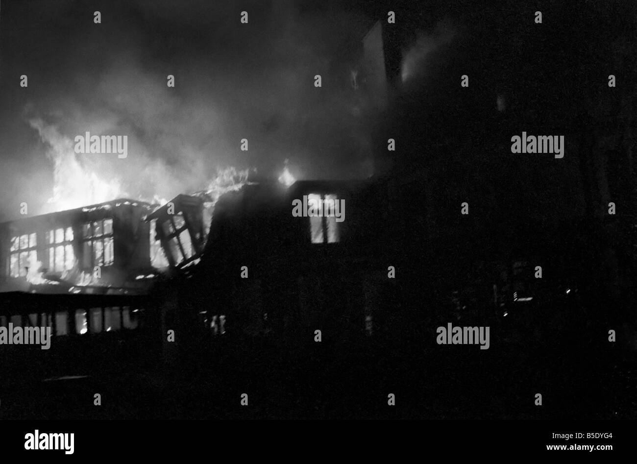 Southall Riots: General scenes of destruction in Southall after a riot ...