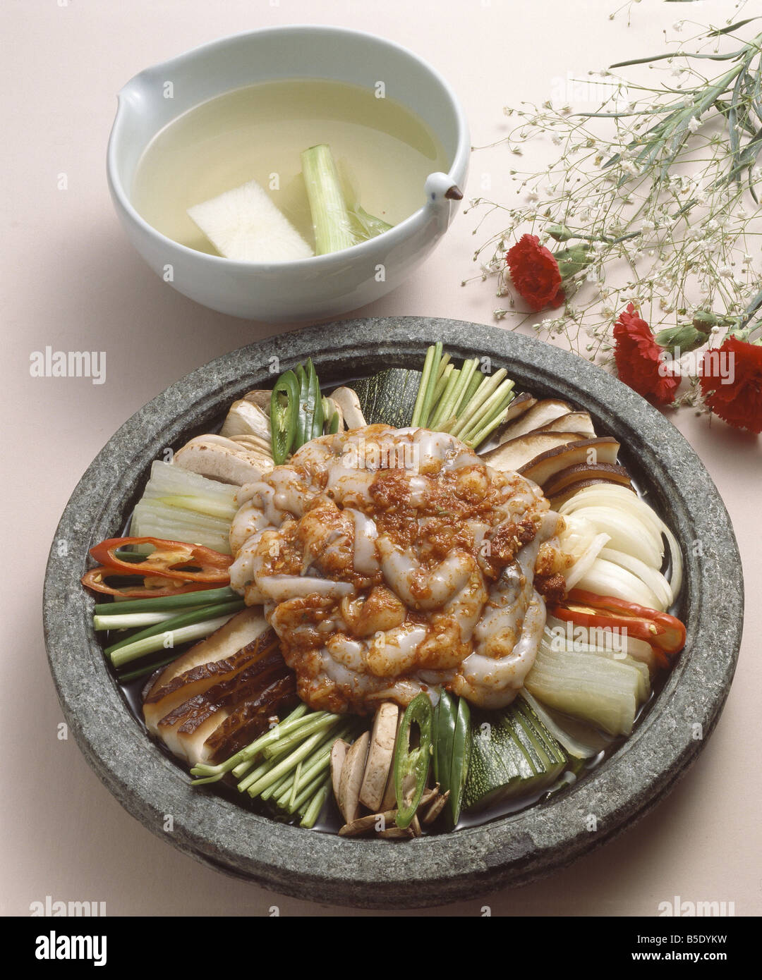 Korean Food Soup Stock Photo - Alamy