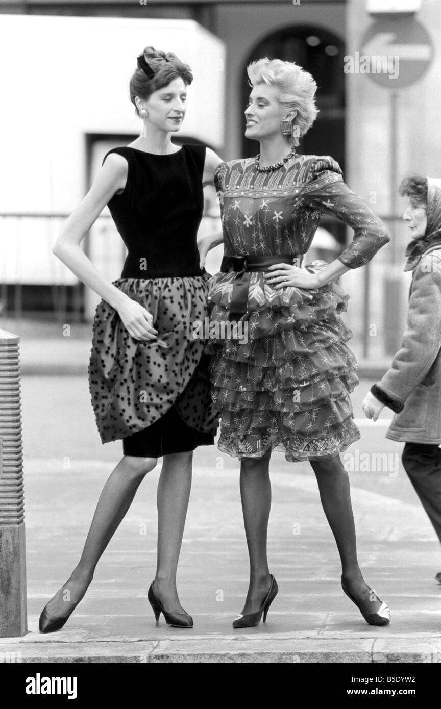 Clothing Fashion: Summer dress fashions. March 1987 LDN-87-218-001 ...