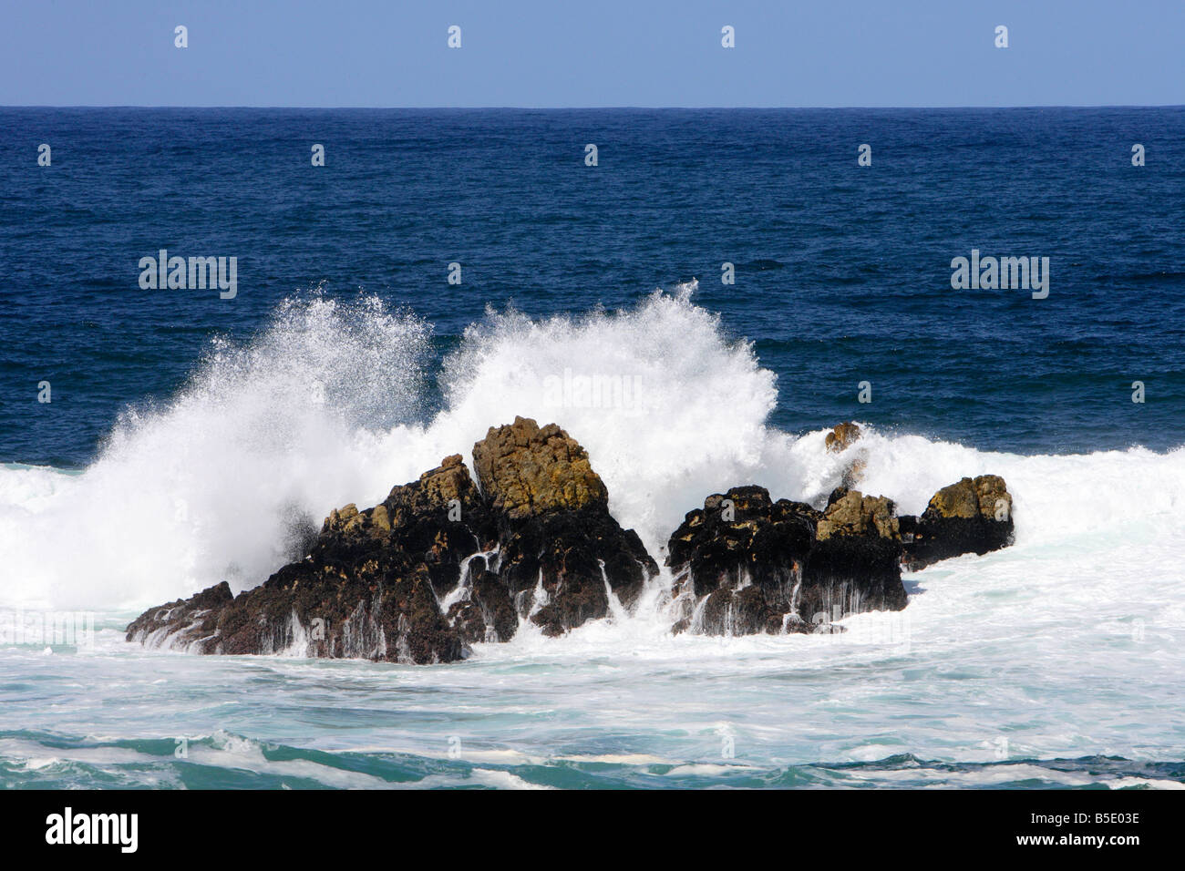 Coast line of Hermanus - South Africa Stock Photo - Alamy