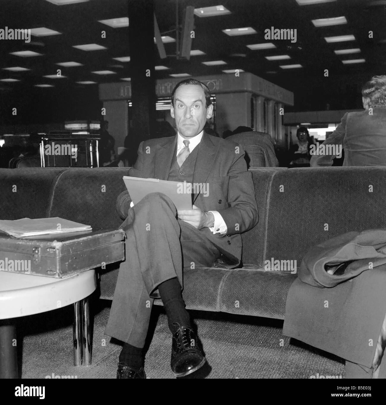 Heathrow Airport: Mr. Jeremy Thorpe M.P. leader of the Liberal Party ...