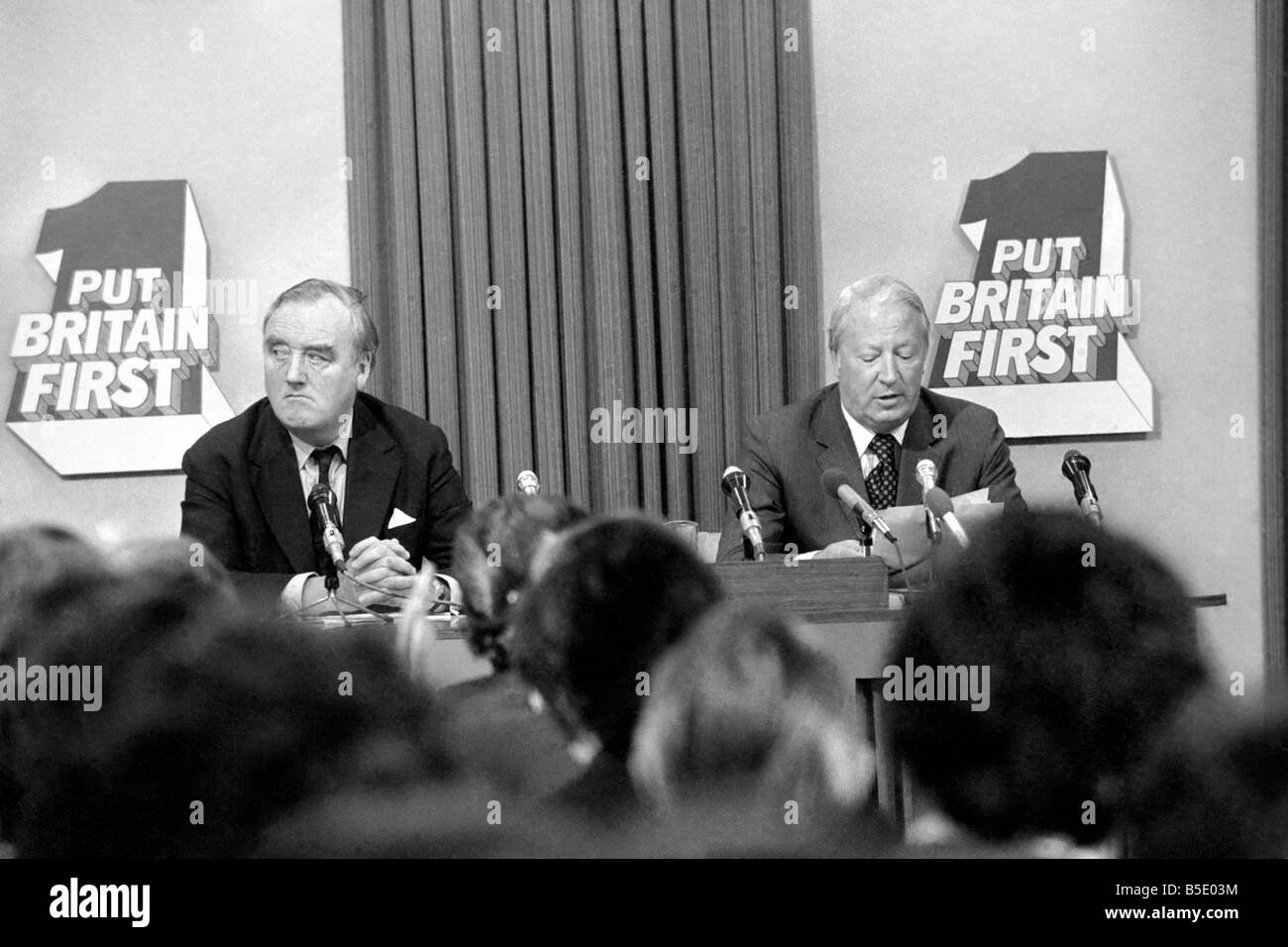Press conference question Black and White Stock Photos & Images - Alamy