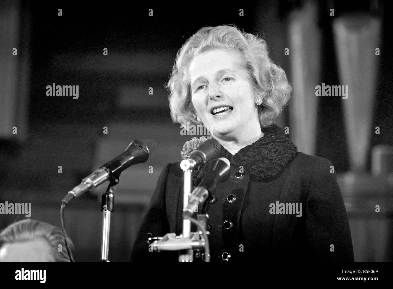 Margaret thatcher 1975 Black and White Stock Photos & Images - Alamy