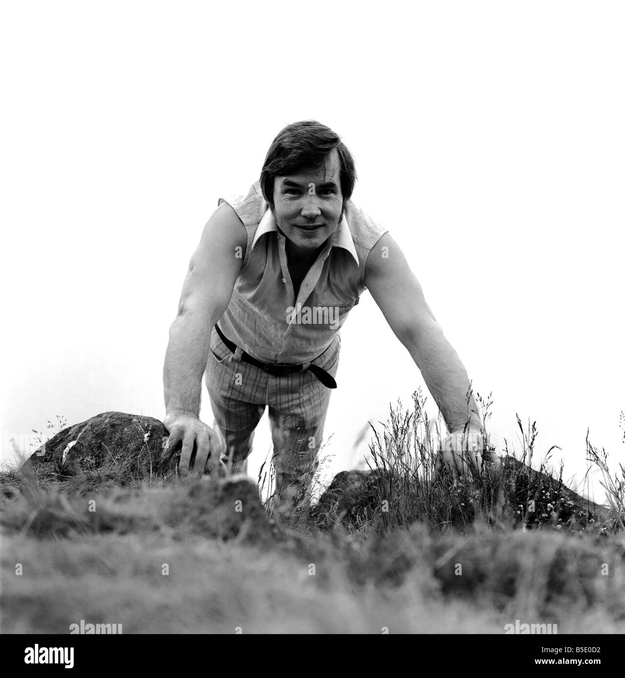 Pop Singer: Ricky Vallance. June 1975 Stock Photo - Alamy