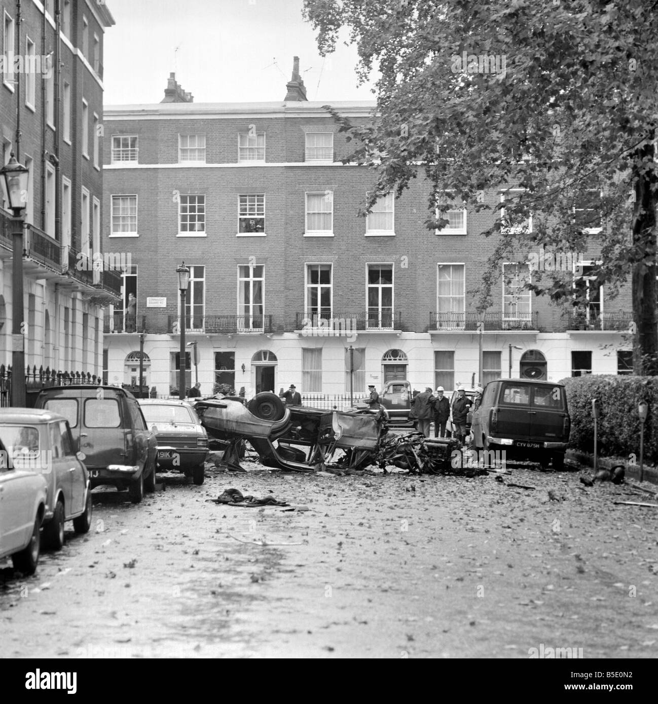 Terrorism: IRA London car bomb attached to Richard Charnley's car ...