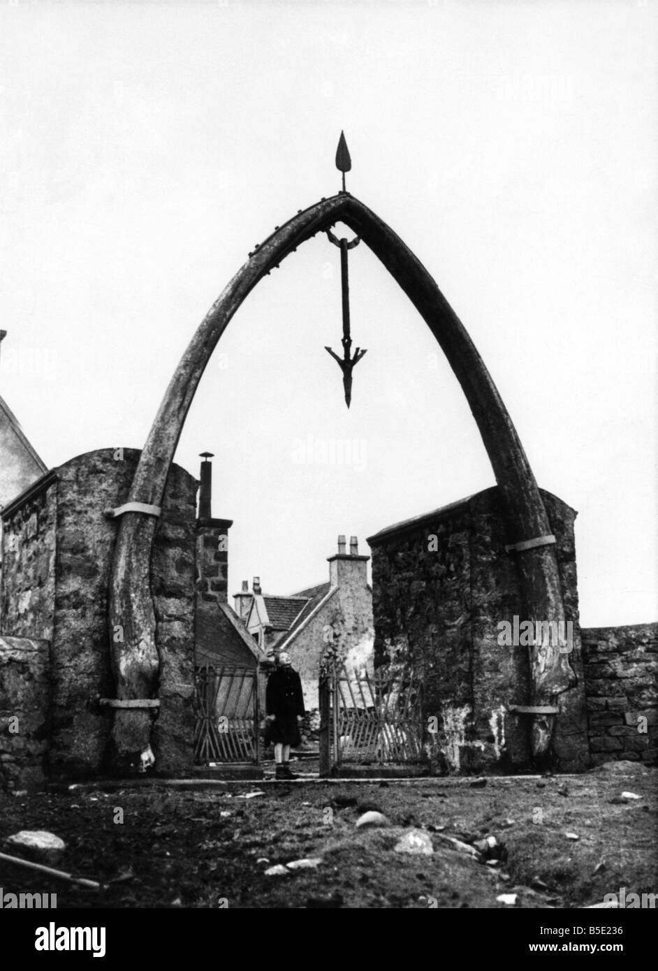 The whalebone arch, the largest jaw bones of a whale in captivity at ...