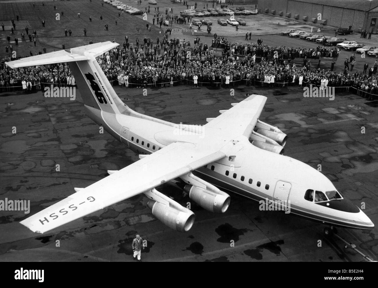 A new super-quiet British passenger plane was unveiled at Hatfield in ...