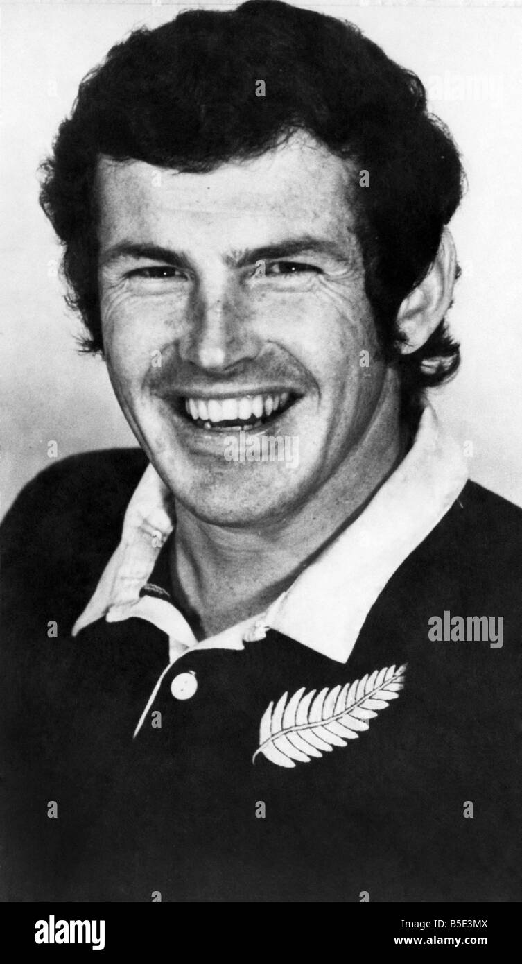Trevor Morris the New Zealand rugby player and member of the 1972-73 ...