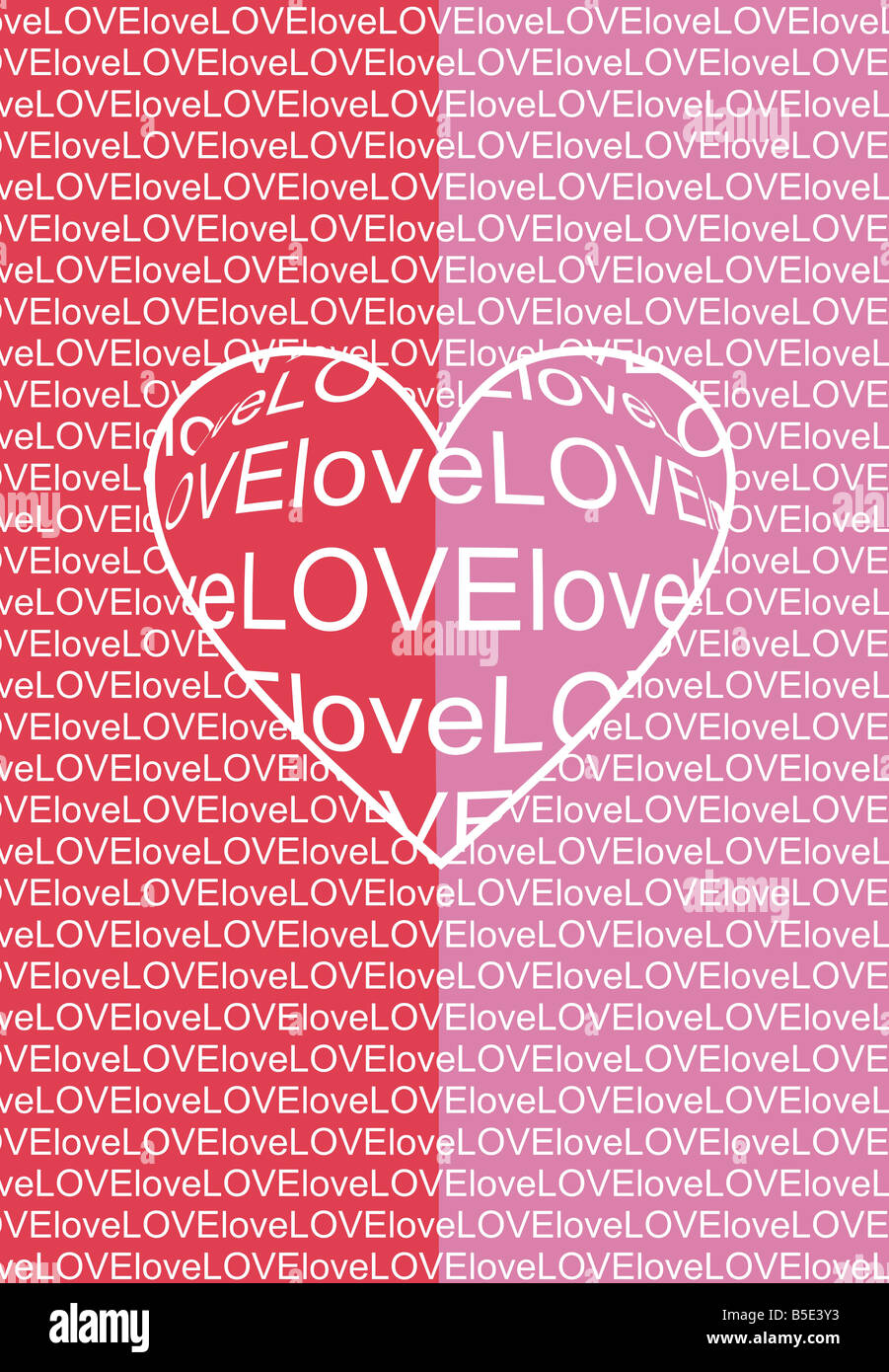 love illustration concept Stock Photo - Alamy