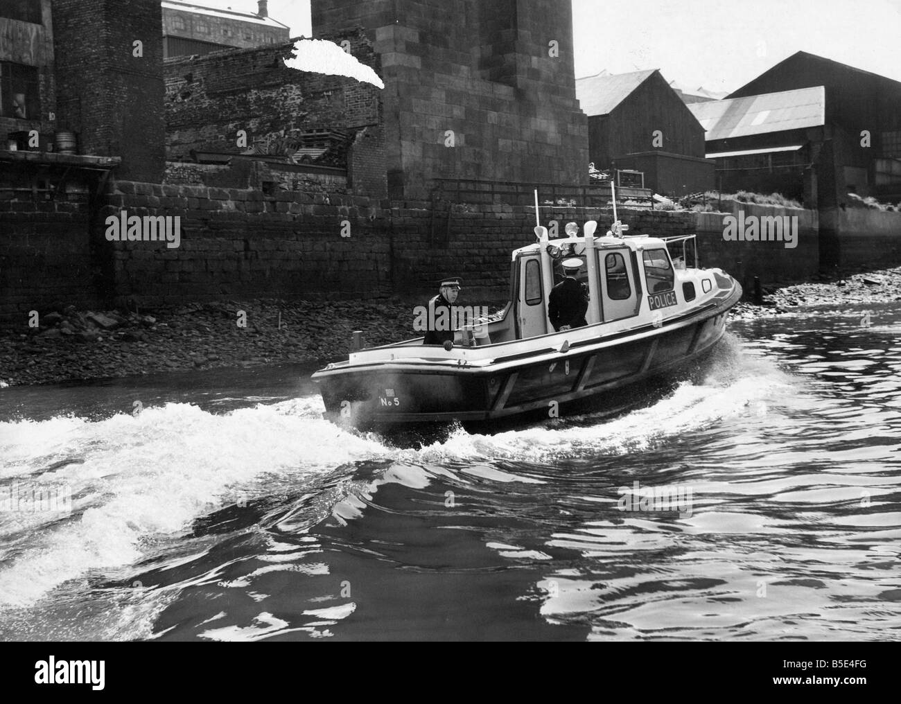 The new Northumbria Police launch on the River Tyne at Newcastle Stock ...