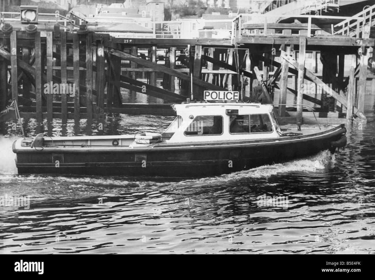 The Northumbria Police launch on the River Tyne at Newcastle Stock ...