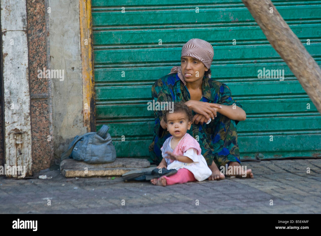 Homeless Mother And Baby