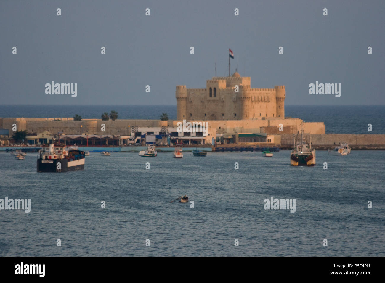 Qaitbey Castle in Alexandria Egypt Stock Photo - Alamy