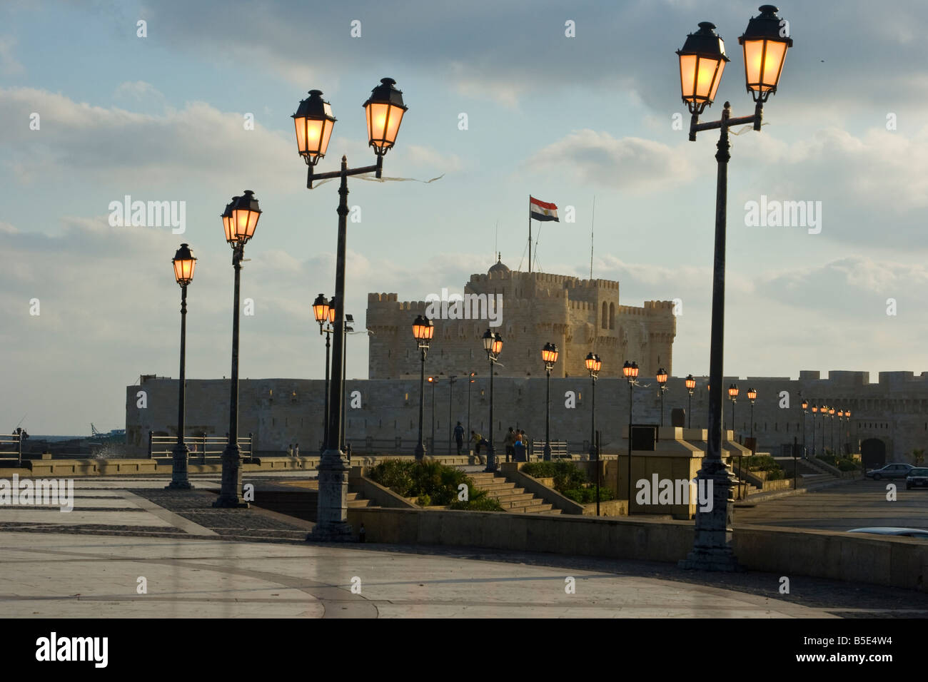 Qaitbey Castle in Alexandria Egypt Stock Photo - Alamy
