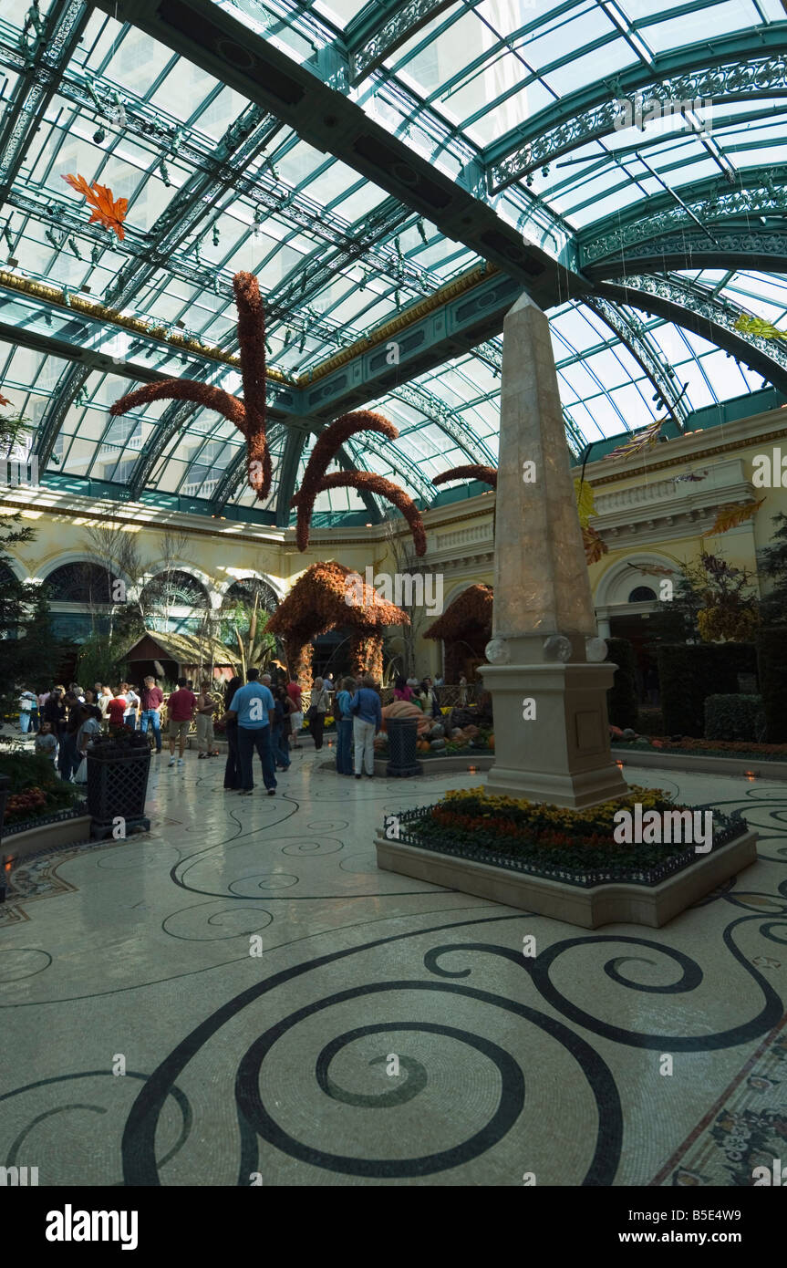 Inside the Bellagio Hotel, Las Vegas, Nevada, USA, North America Stock ...