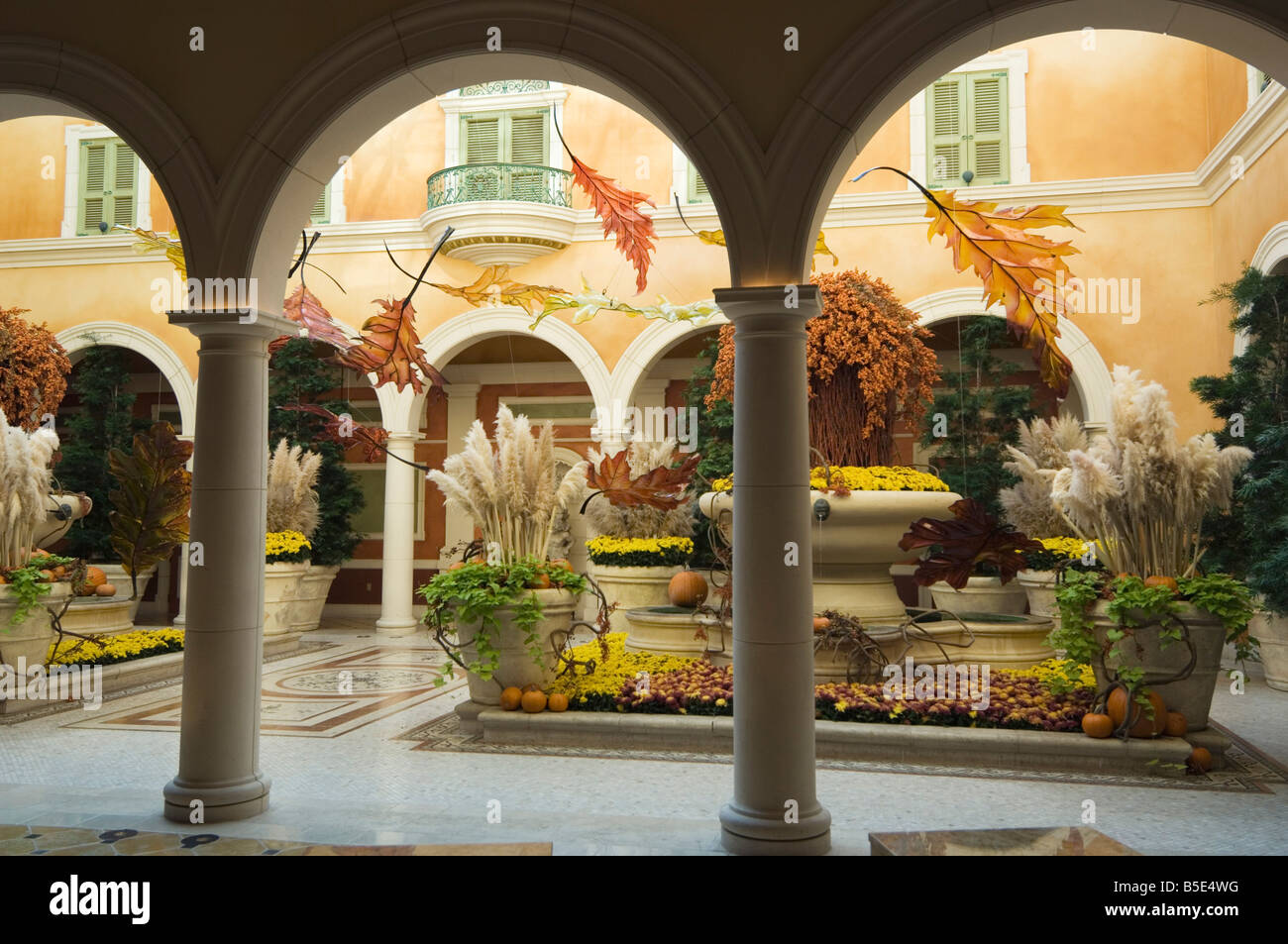 Inside the Bellagio Hotel, Las Vegas, Nevada, USA, North America Stock ...