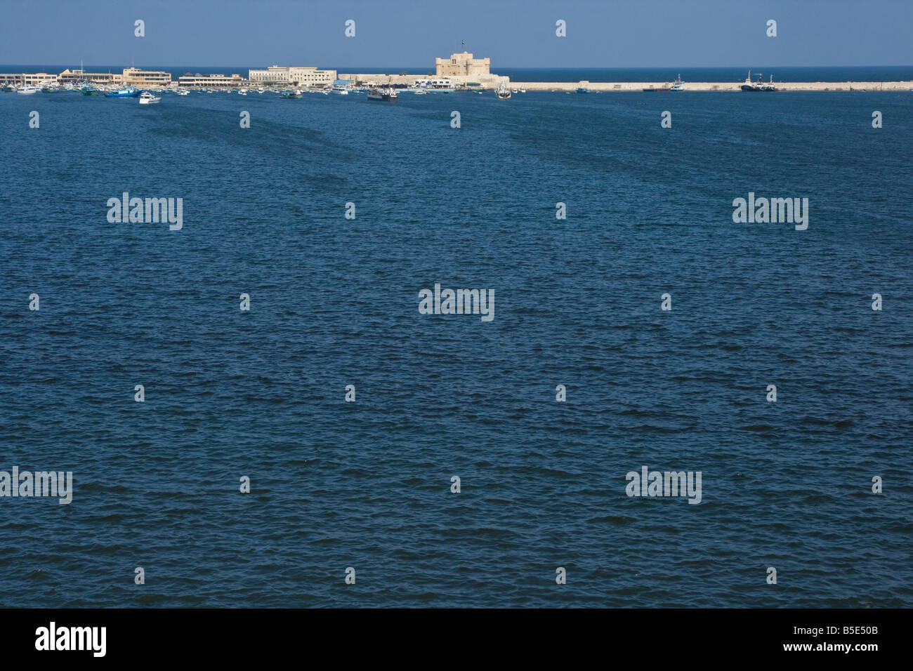 Qaitbey Castle in Alexandria Egypt Stock Photo - Alamy