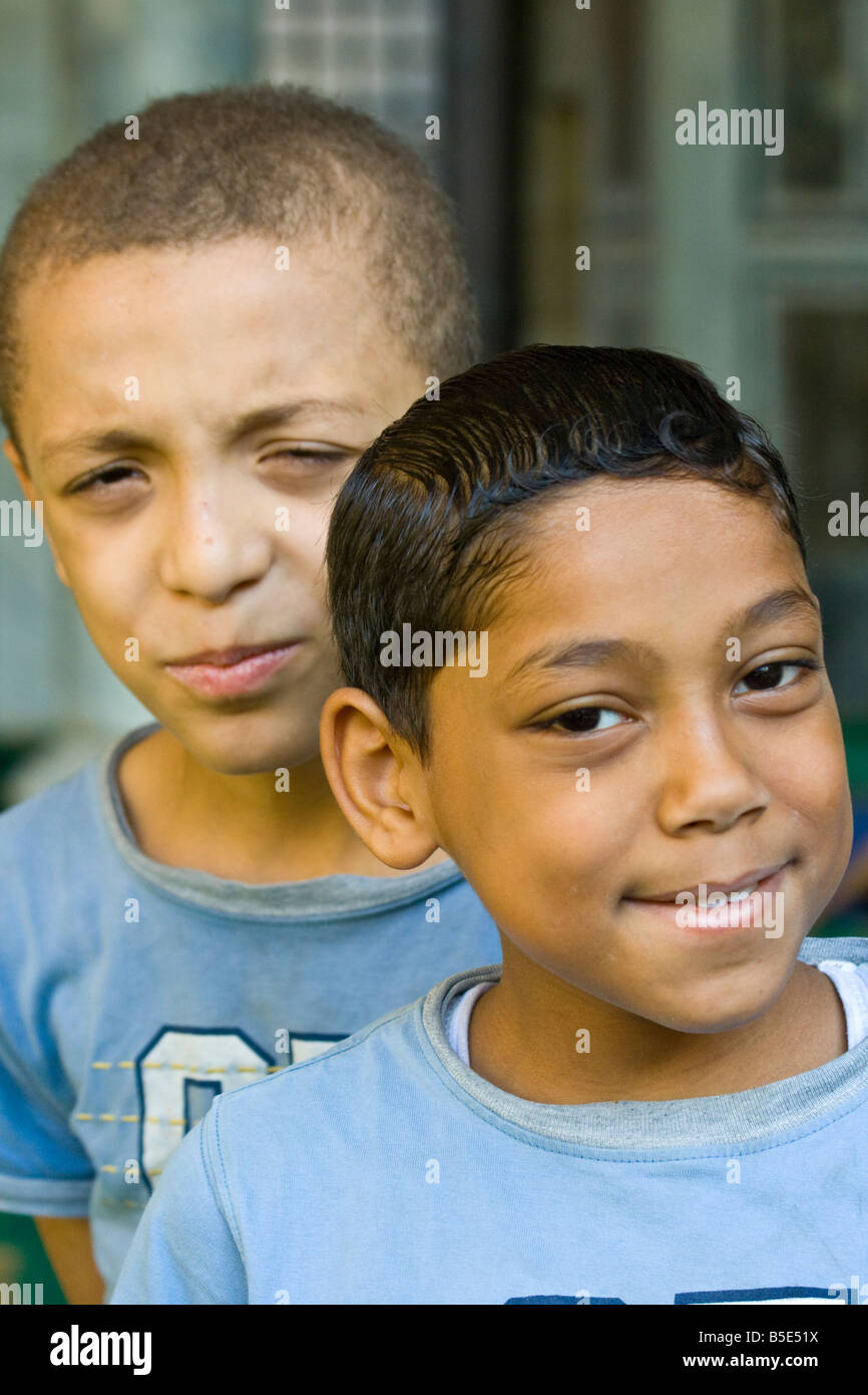 Boy in Islamic Cairo Egypt Stock Photo - Alamy